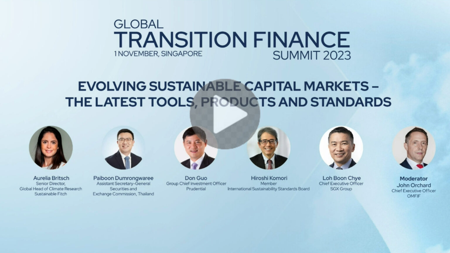 Global transition finance summit: on demand - OMFIF